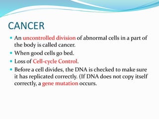 Cancer cell growth | PDF