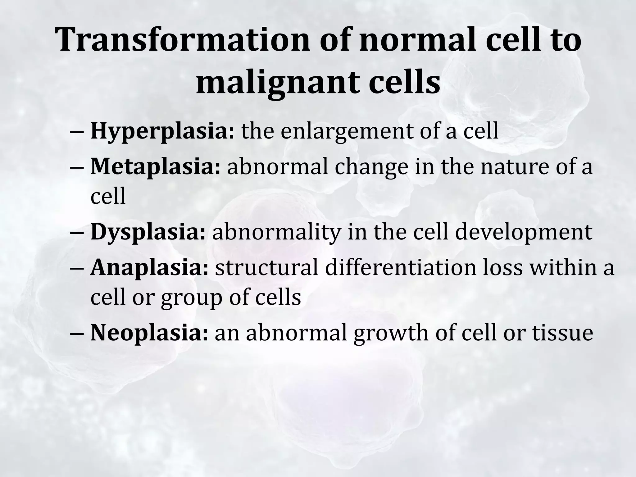 Cancer cell biology | PDF