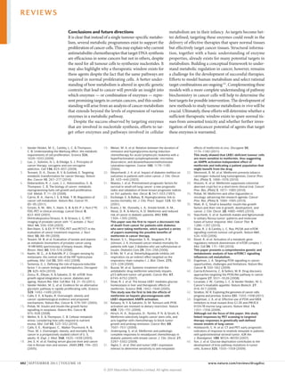 Cancer cell metabolism | PDF