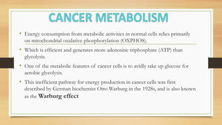 Cancer cell metabolism | PDF