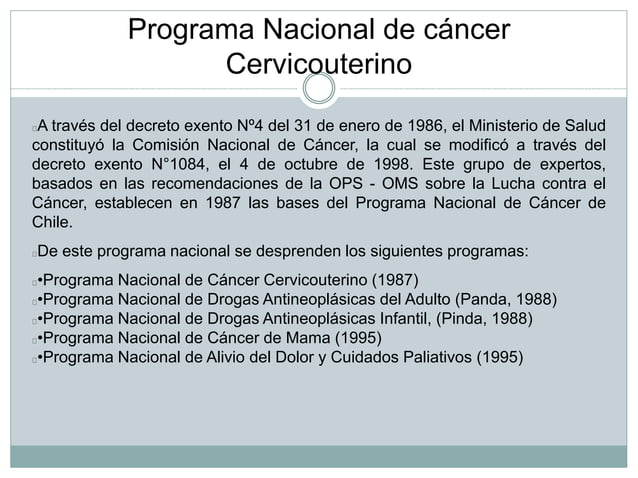 Cancer cervicouterino y guias clinicas | PPTX