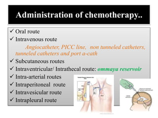 Cancer chemo therapy | PPTX