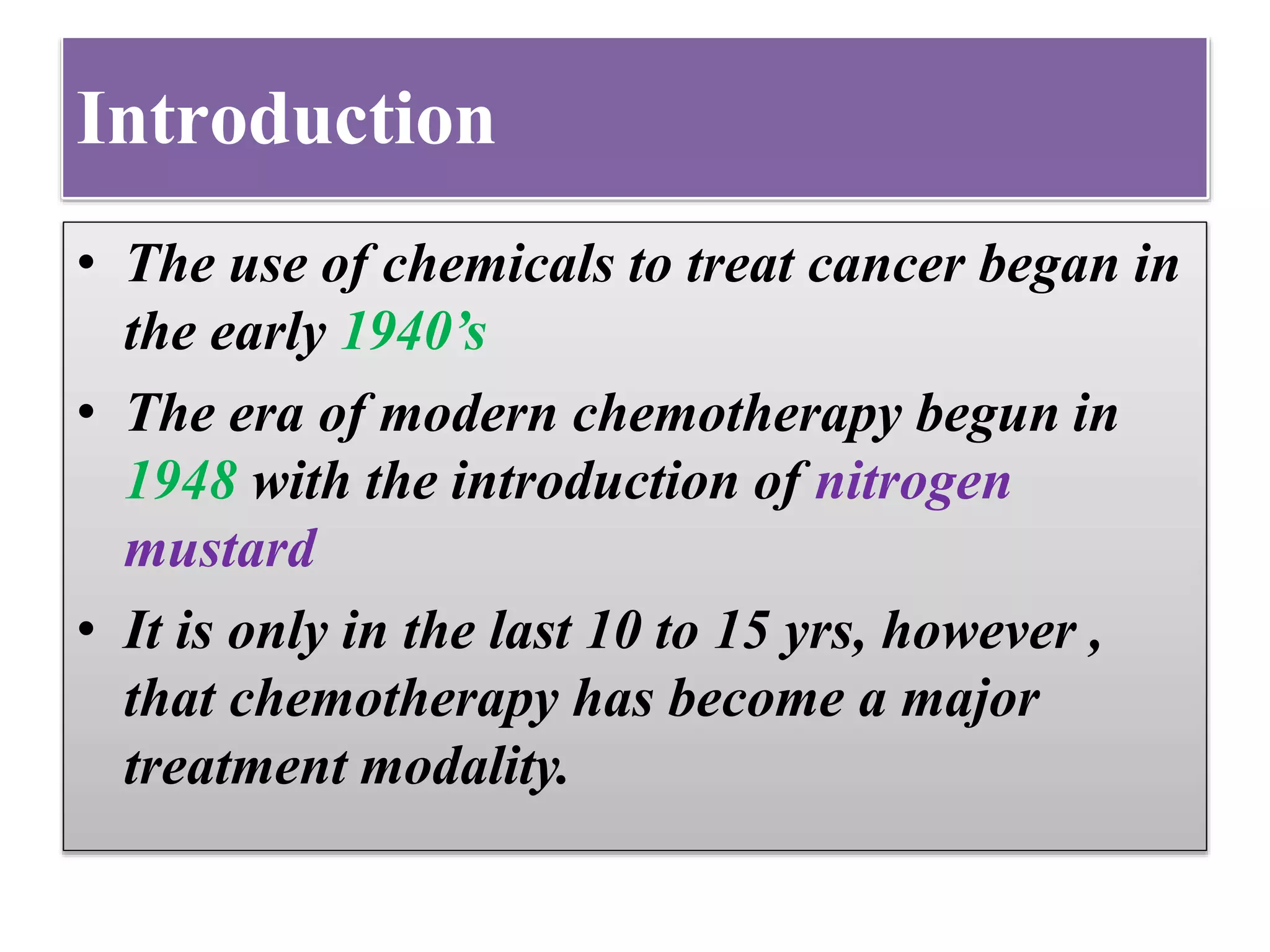 Cancer chemotherapy | PPT
