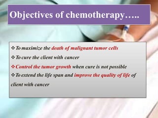 Cancer chemotherapy | PPTX