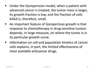 Cancer chemotherapy for medical students | PPTX