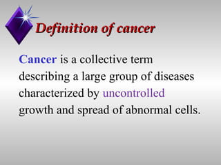 Comprehensive Cancer Management for Nursing Professionals | PPT