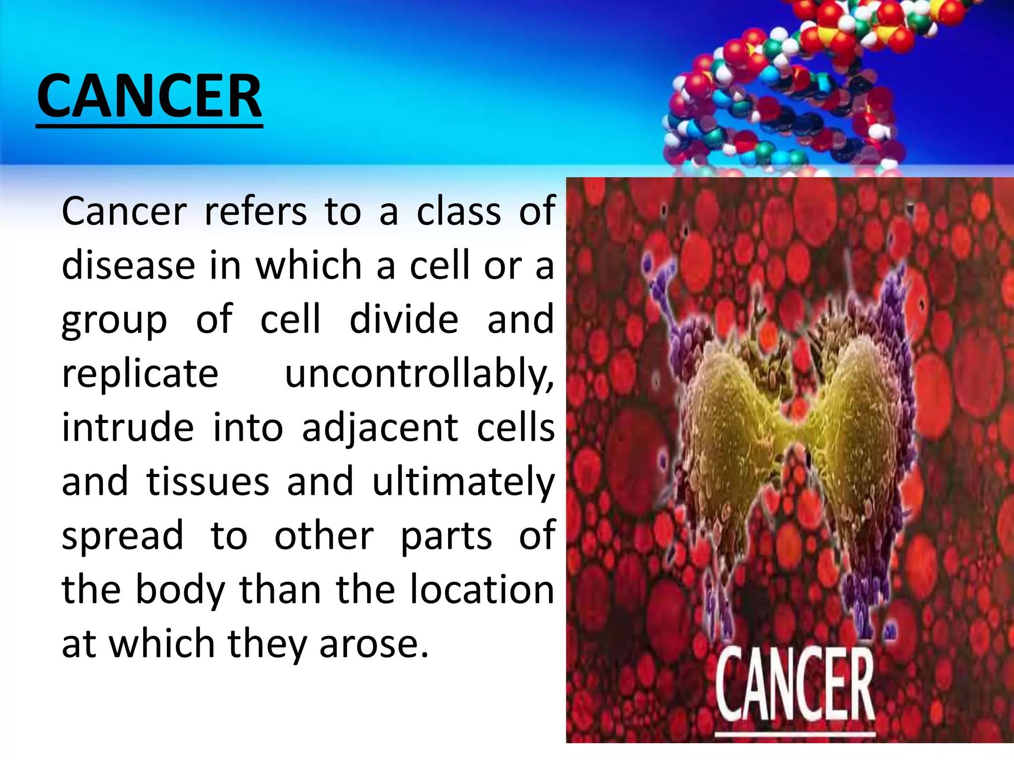 Cancer control program | PPTX