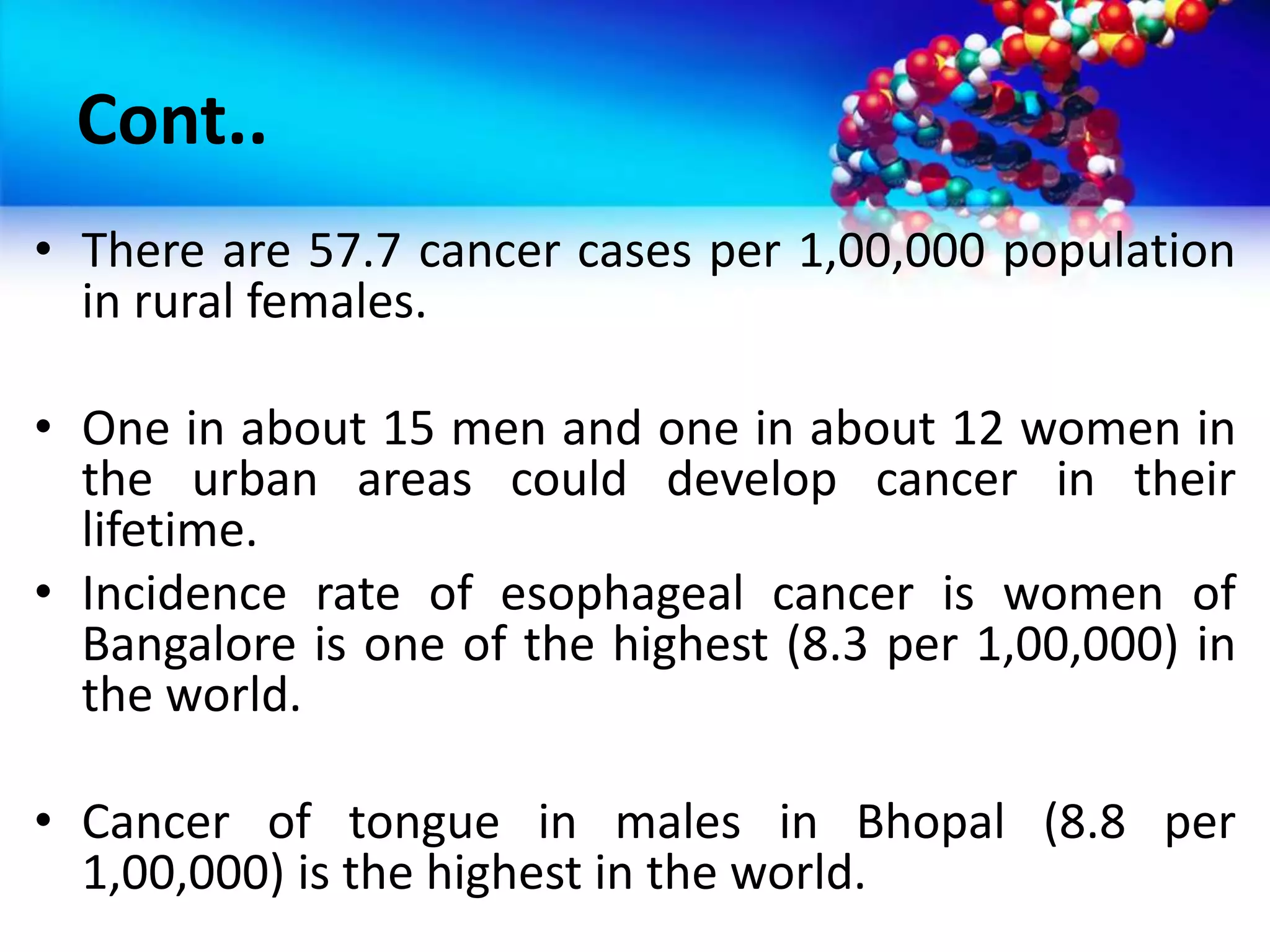 Cancer control program | PPTX