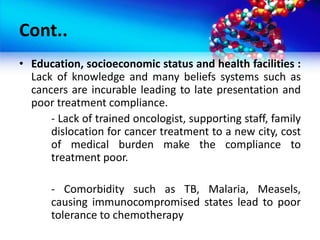 Cancer control program | PPTX