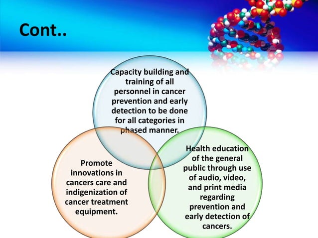 Cancer control program | PPTX | Cancer | Diseases and Conditions