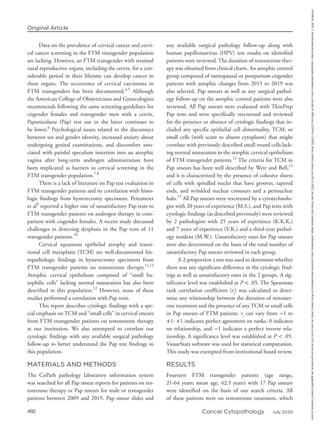 Cancer Cytopathology - 2020 - Williams - Cytomorphologic findings of ...