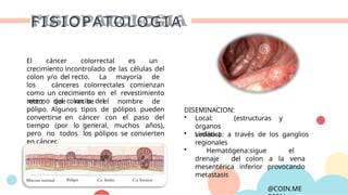 CANCER_DE_COLON. importancia clinica en la salud | PPTX
