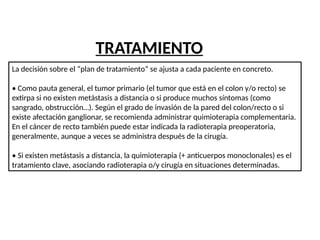 CANCER DE COLON Y RECTO Causas y factores de Riesgo | PPTX