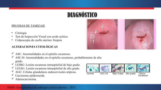 Cáncer de endometrio y cuello uterino en la mujer | PPTX