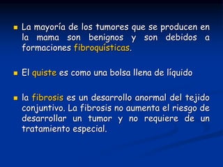 CÁNCER DE MAMA | PPT