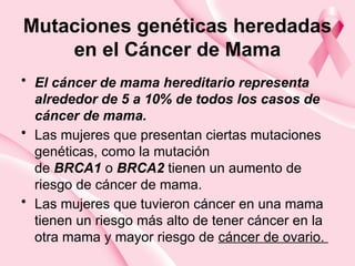 Cancer de mama, Metodos de D x signos y síntomas.pptx
