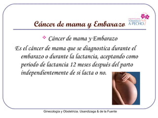 Cancer de mama y embarazo | PPT