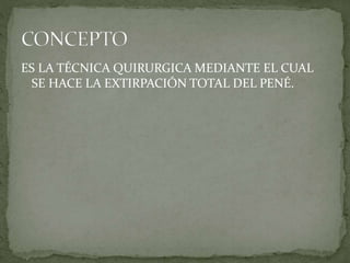 Cancer de pene | PPTX