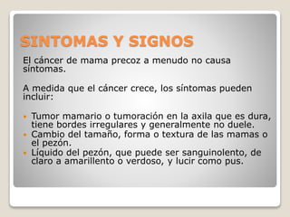 Cancer de seno | PPTX