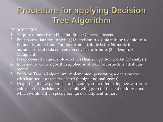 Cancer Detection Using Data Mining Pptx Cancer Diseases And