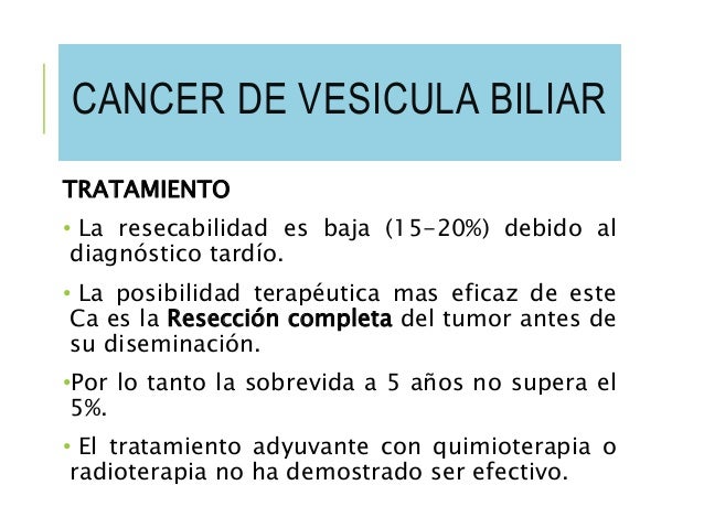 Cancer De Vesicula Biliar