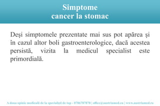 Cancer endo-gastro - ce este, diagnostic, tratament | PPT