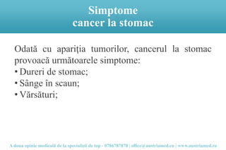 Cancer endo-gastro - ce este, diagnostic, tratament | PPT