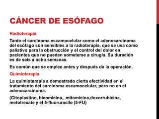 Cancer esofagico | PPTX