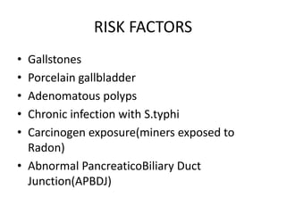 Cancer gallbladder | PPTX