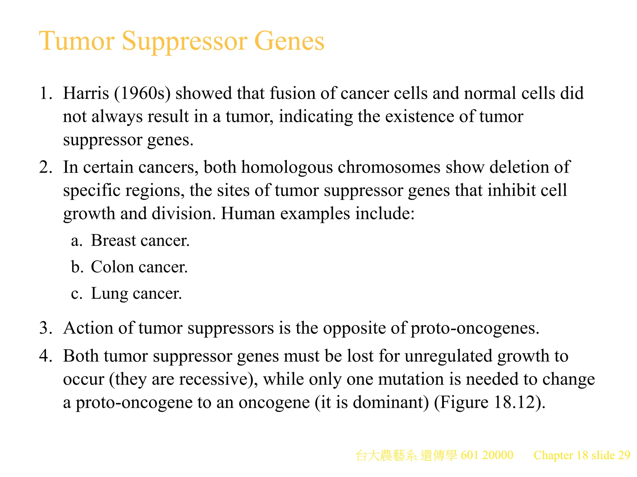 An overview of The genetics of the cancer | PPT | Cancer | Diseases and ...