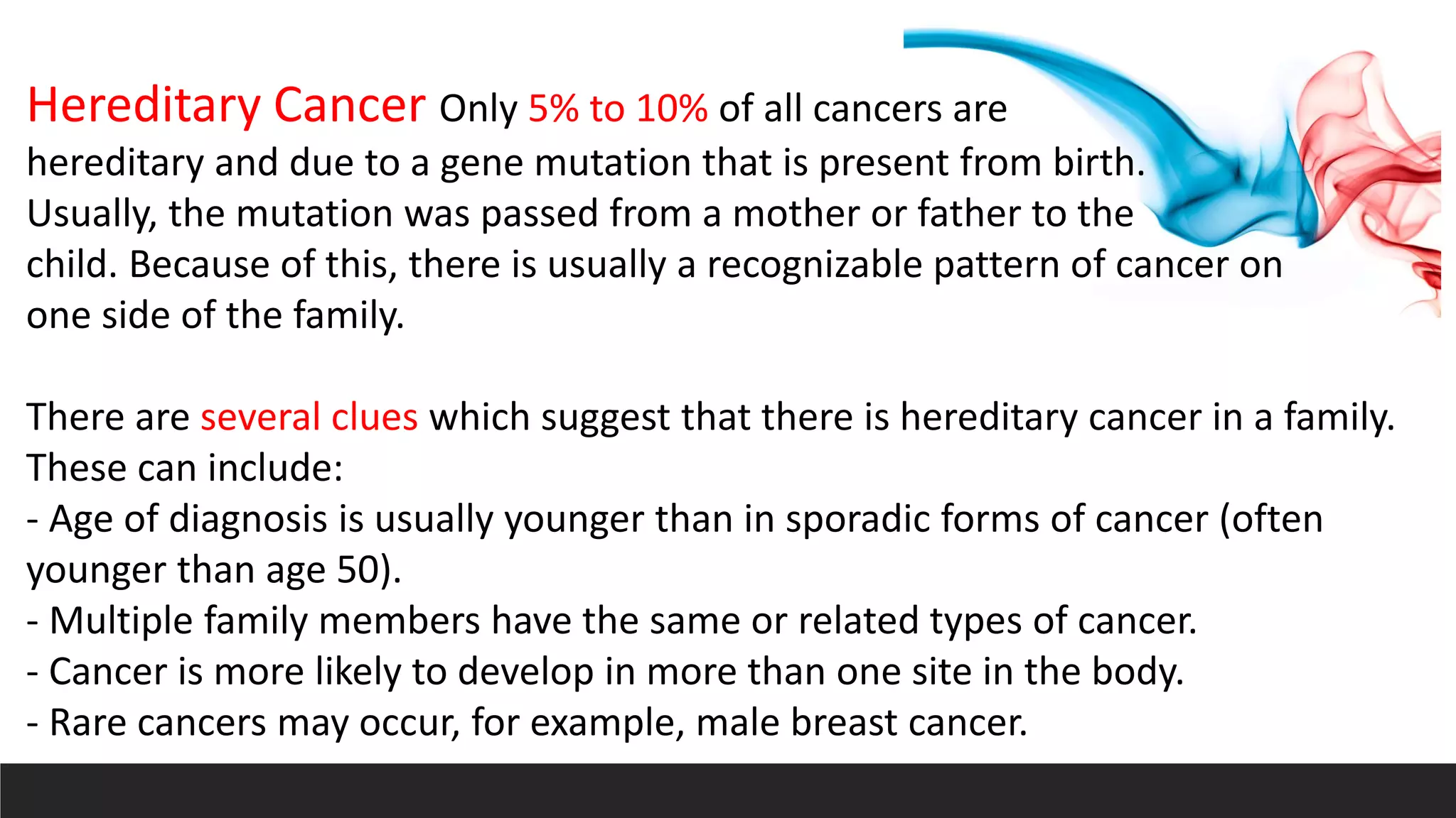 Cancer genetics | PPTX