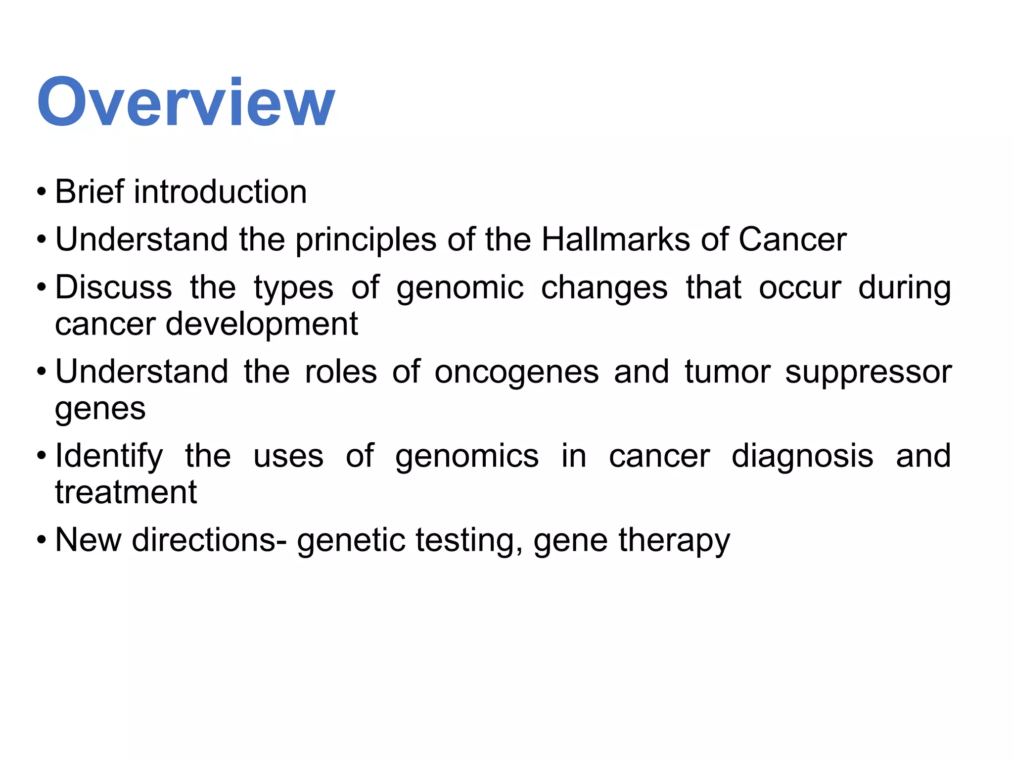 Cancer genetics [autosaved] | PPTX