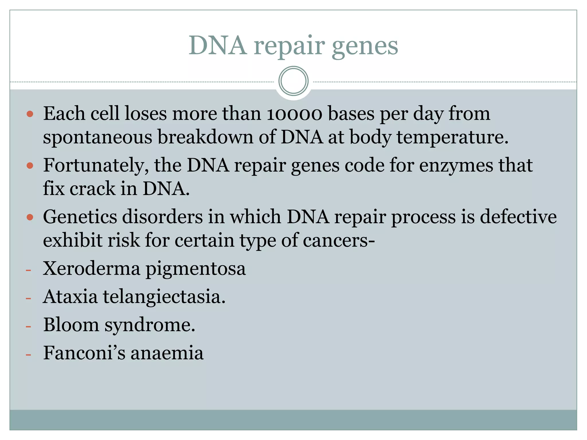 Cancer genetics | PPTX