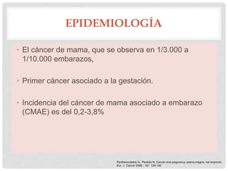 Cancer ginecologico y embarazo gil | PPTX