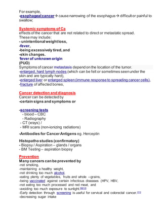 Cancer hhd (20) notes crack neet with dr. sheth | PDF