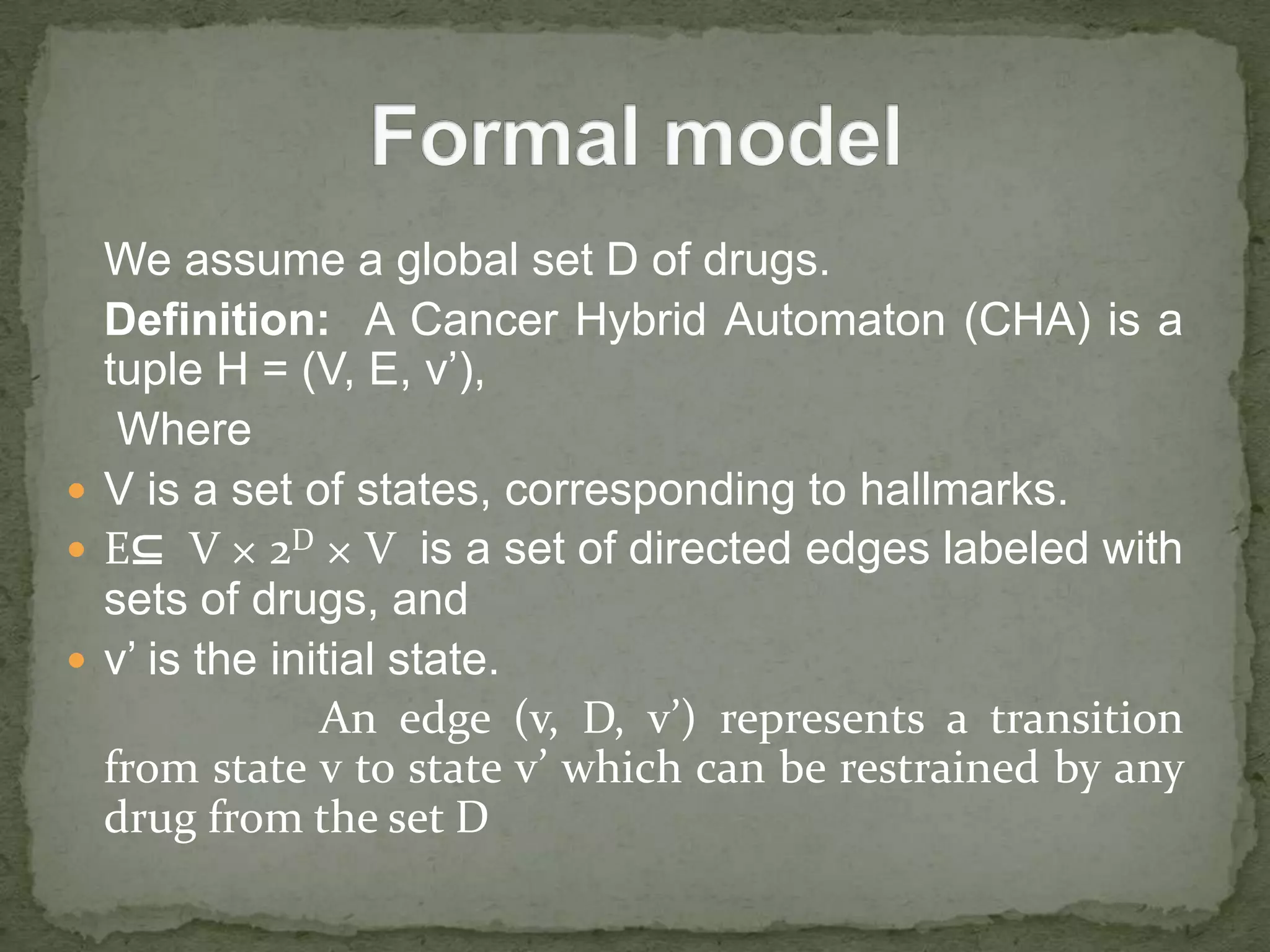 Cancer hybrid automata | PPTX