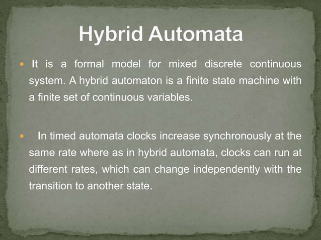 Cancer hybrid automata | PPTX