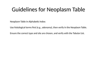 Cancer ppt presentation of cancer neoplasm | PPT