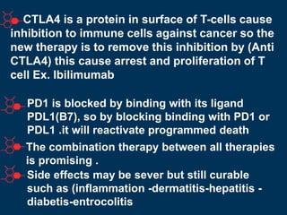 Cancer immune check point therapy ,paper | PPTX