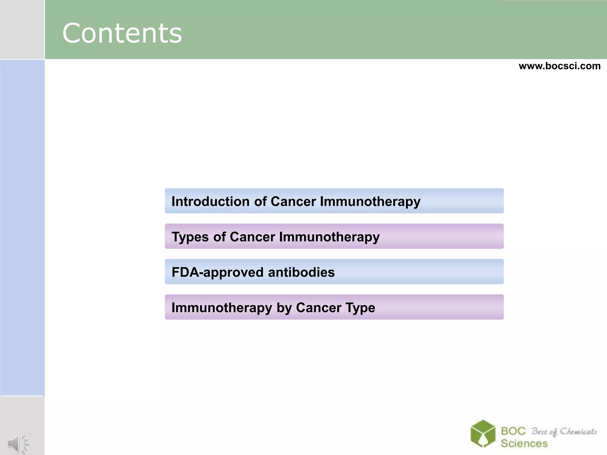 Cancer immunotherapy boc sciences | PPT