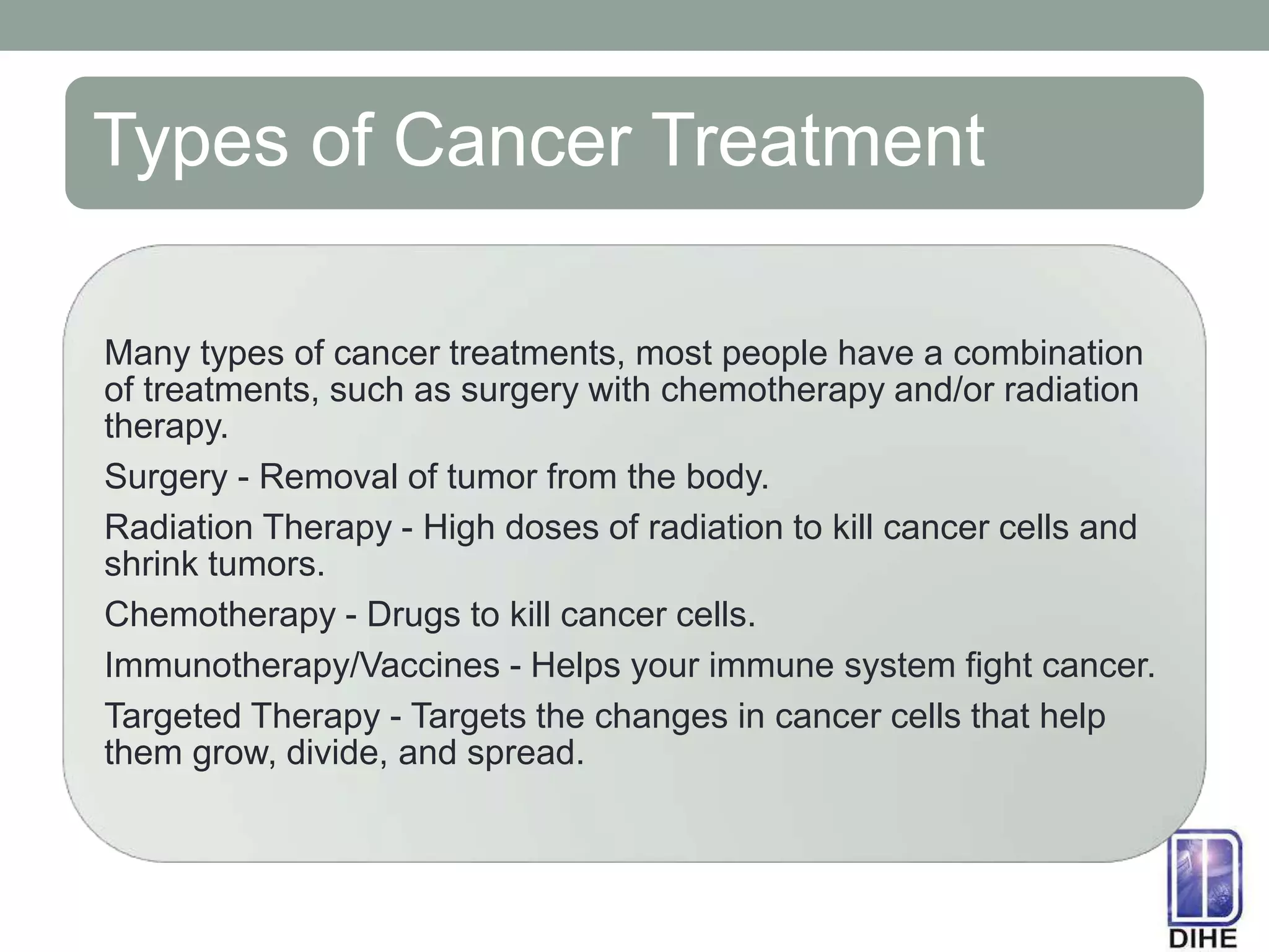 Cancer immunotherapy slideshare | PPTX