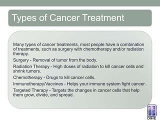 Cancer immunotherapy slideshare | PPTX