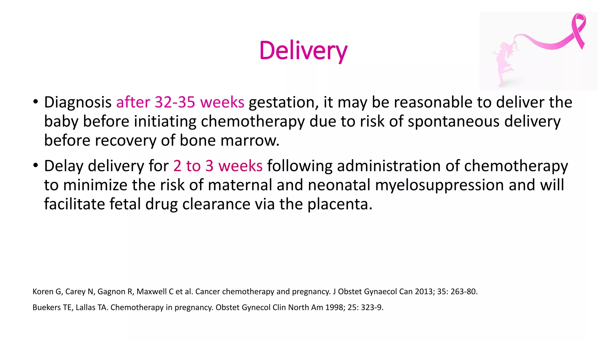 Cancer in pregnancy | PPTX