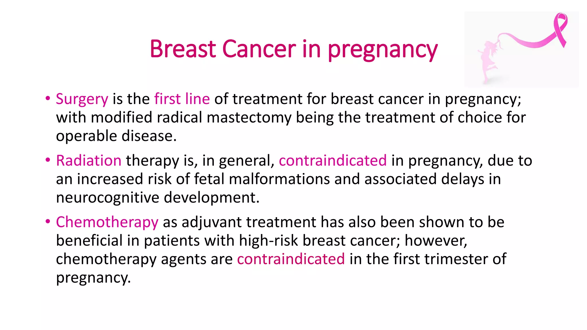 Cancer in pregnancy | PPTX