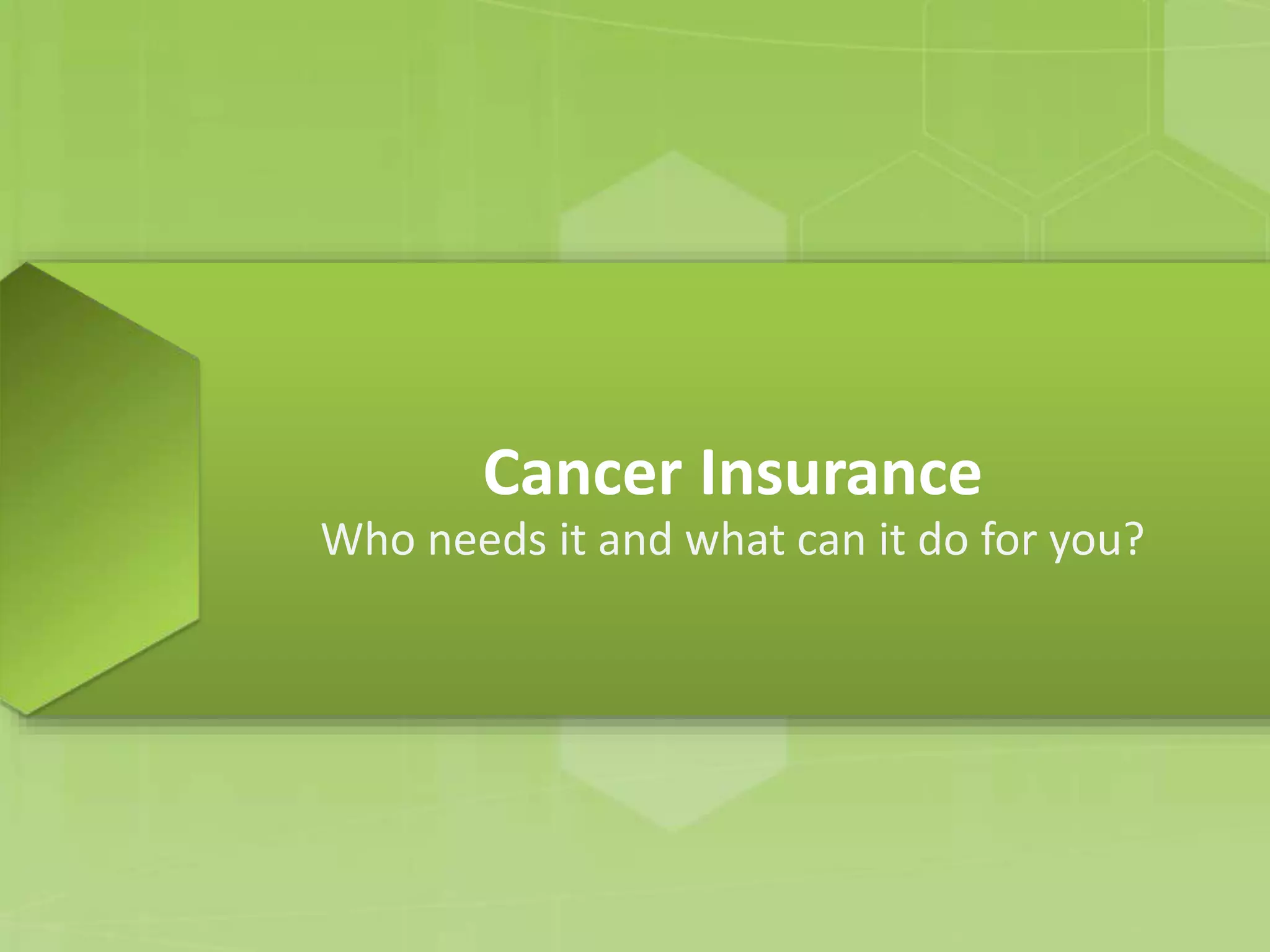 Cancer insurance | POTX