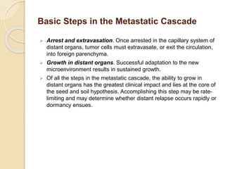 Cancer invasion and metastasis | PPTX