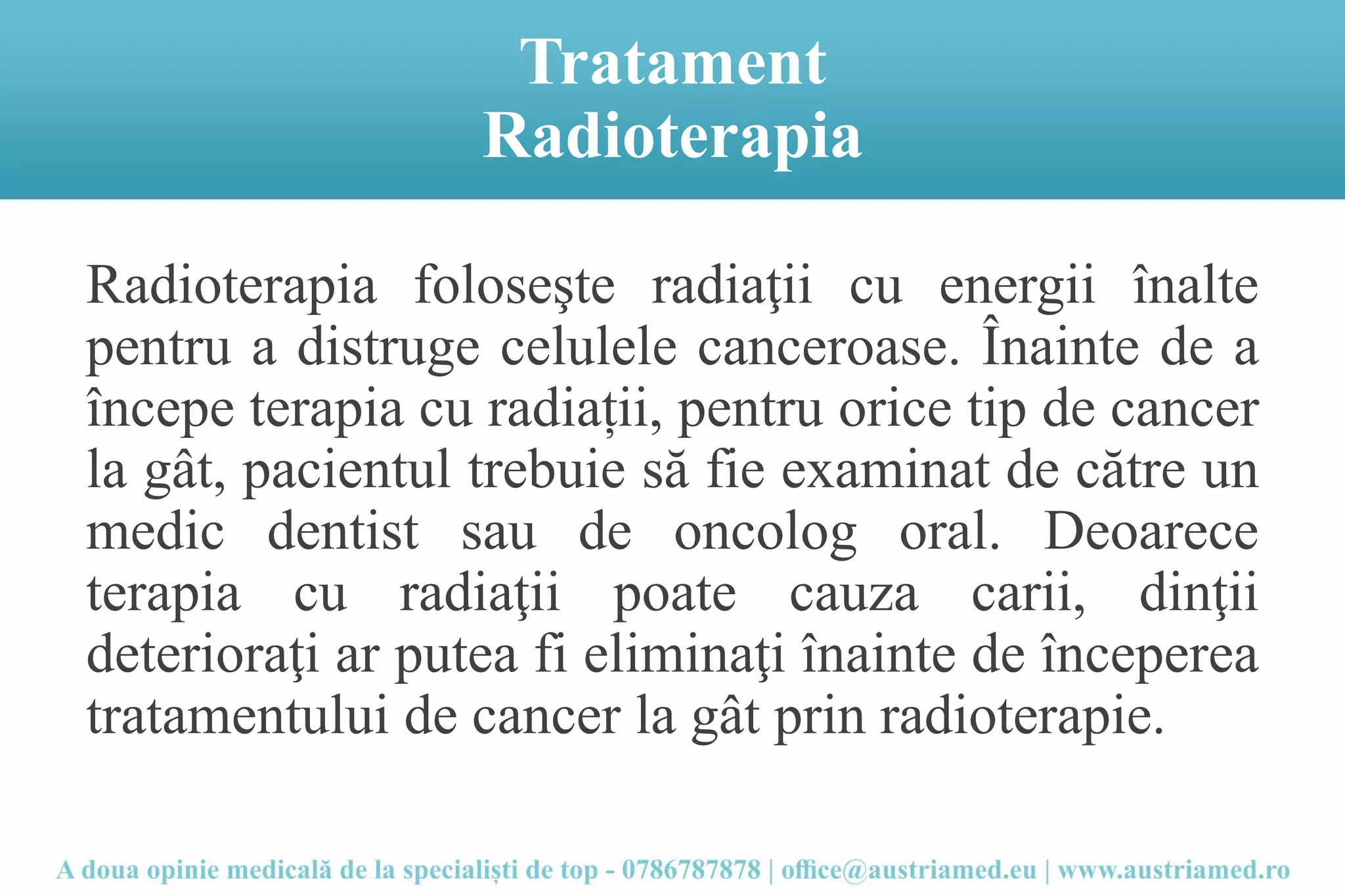Cancer la gât - ce este, diagnostic, tratament | PPT