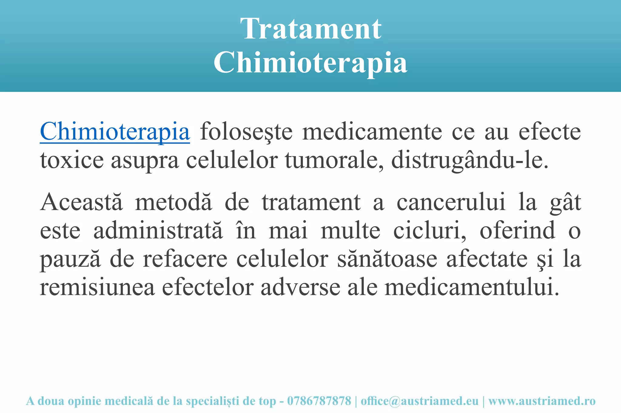 Cancer la gât - ce este, diagnostic, tratament | PDF