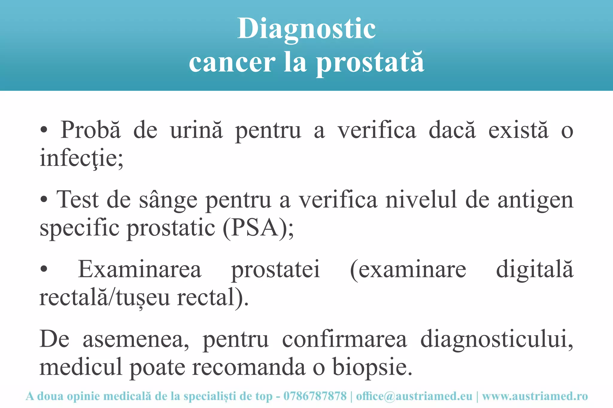 Cancer la prostata - ce este, diagnostic, tratament | PDF