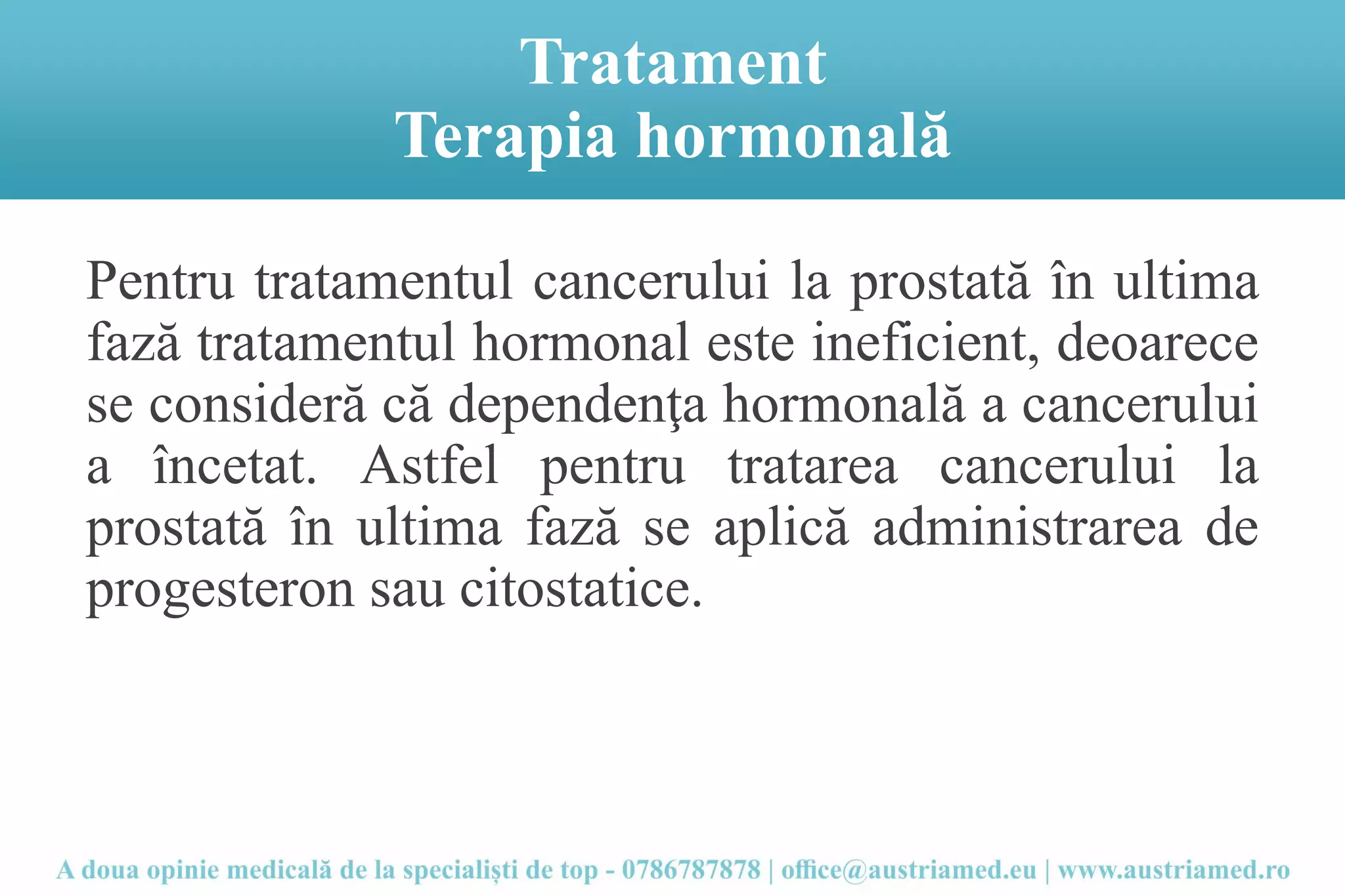 Cancer la prostata - ce este, diagnostic, tratament | PDF